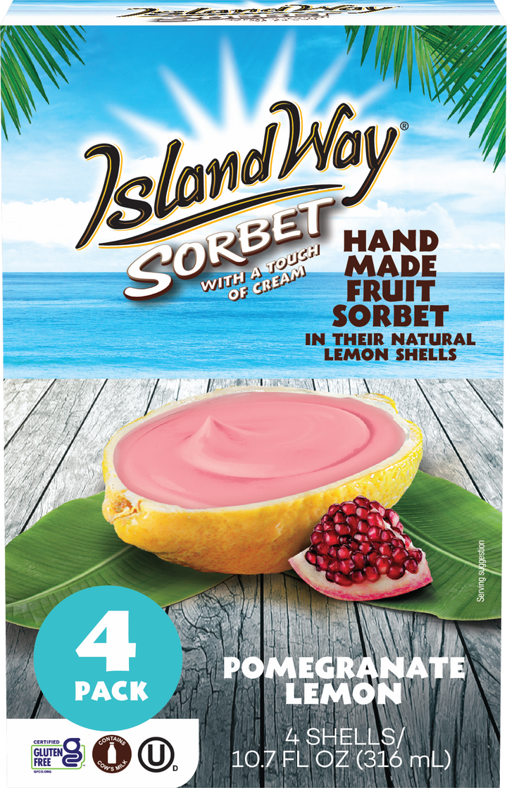 Island Way Sorbet: Handcrafted Frozen Desserts in Real Fruit Shells